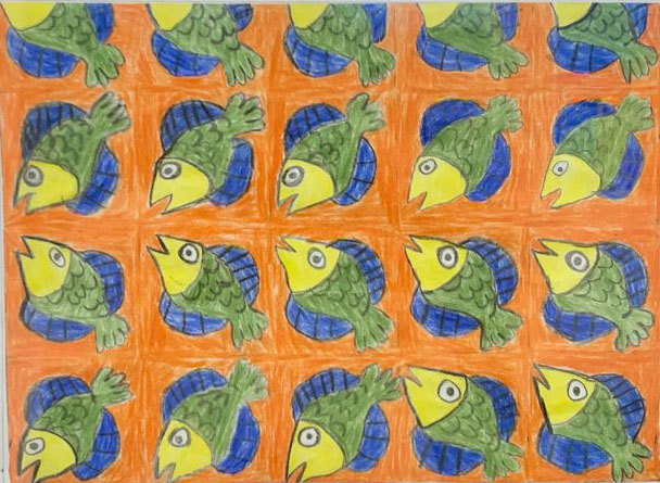 Repeated Fish Pattern – Pure Souls Learning Foundation